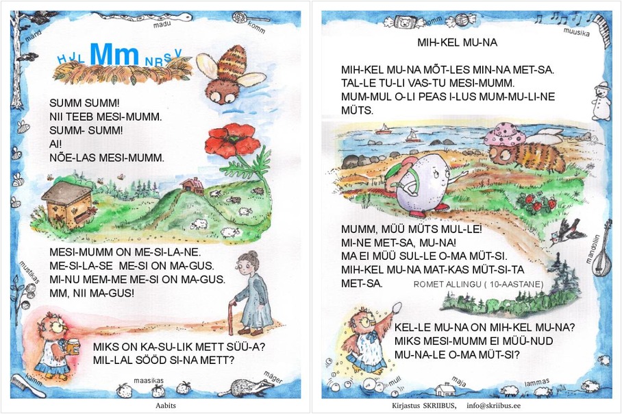 Öökull Öösikese aabits | Skriibus