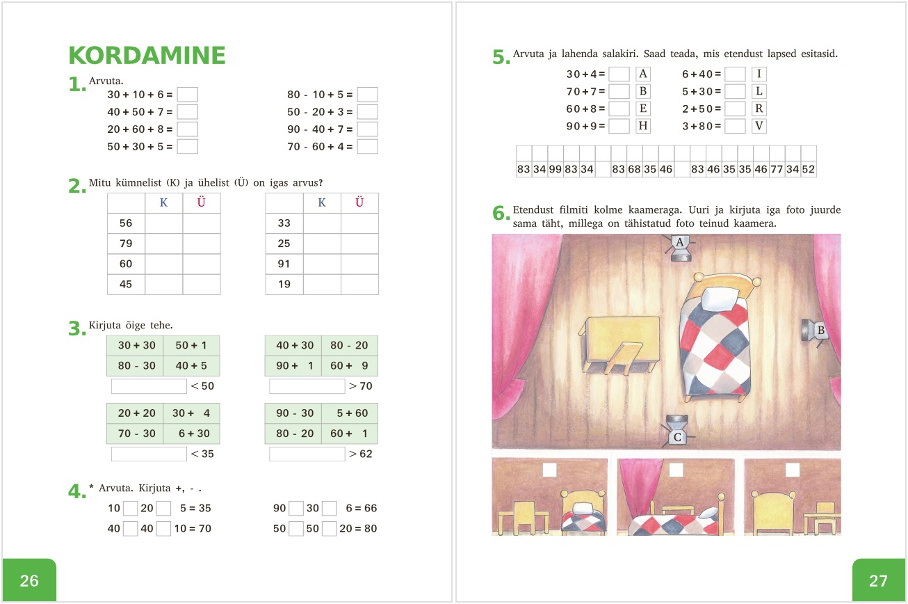 Matemaatika tööraamat 1.klassile | Skriibus