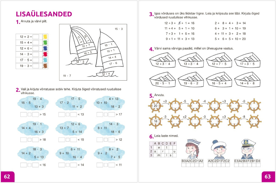Matemaatika tööraamat 2.klassile | Skriibus